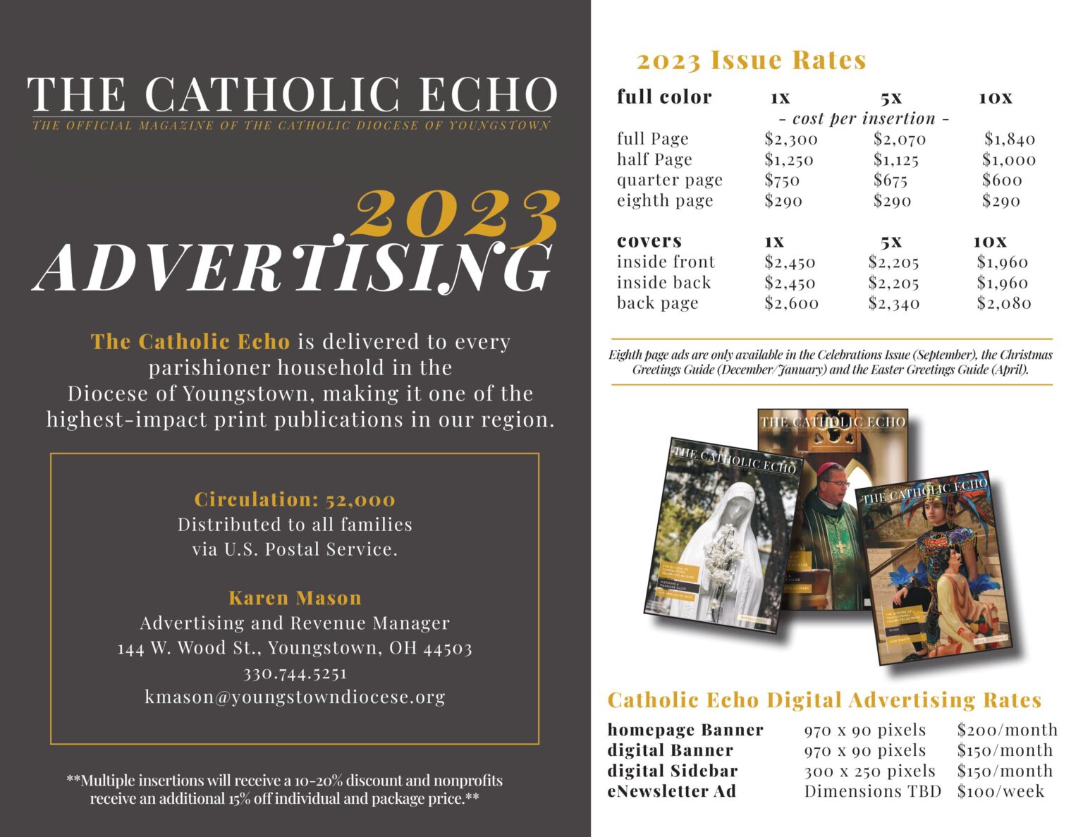 Advertising - The Catholic Echo