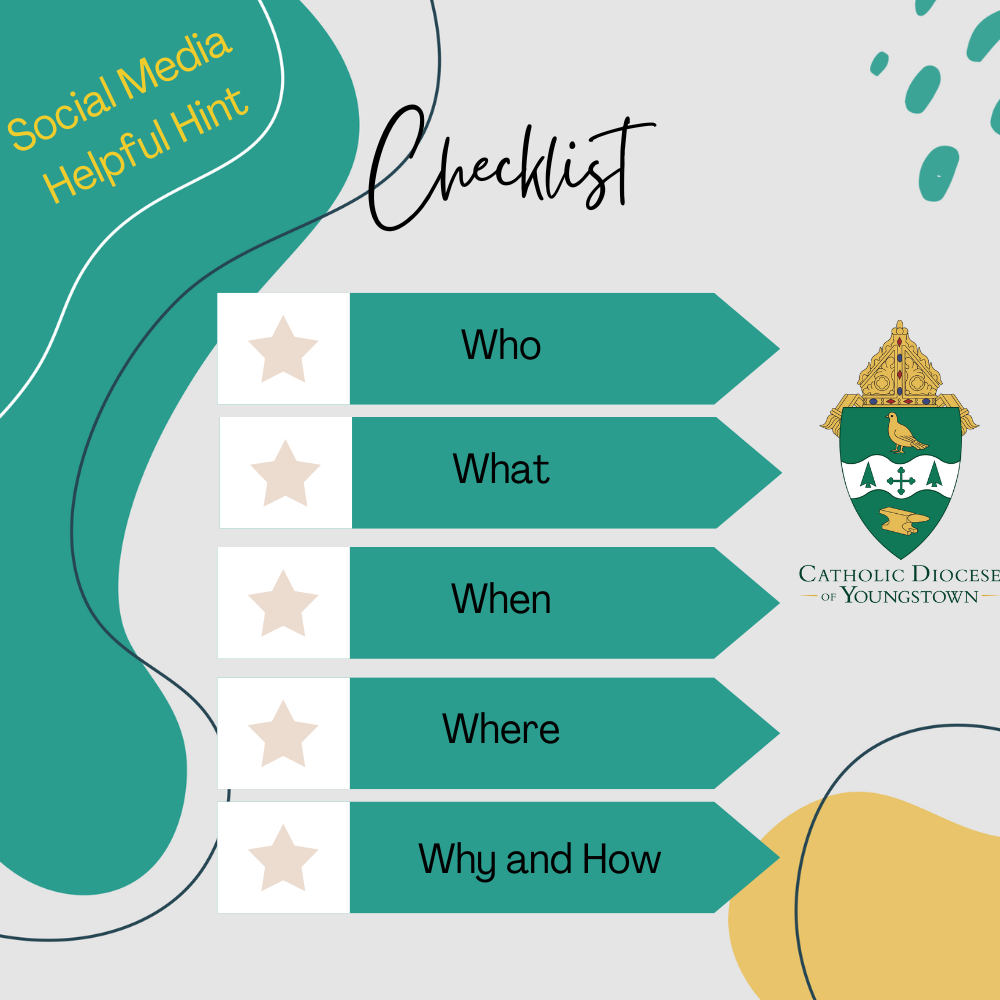 Social Media Helpful Hint – Remember the 5 W’s for events and programs ...