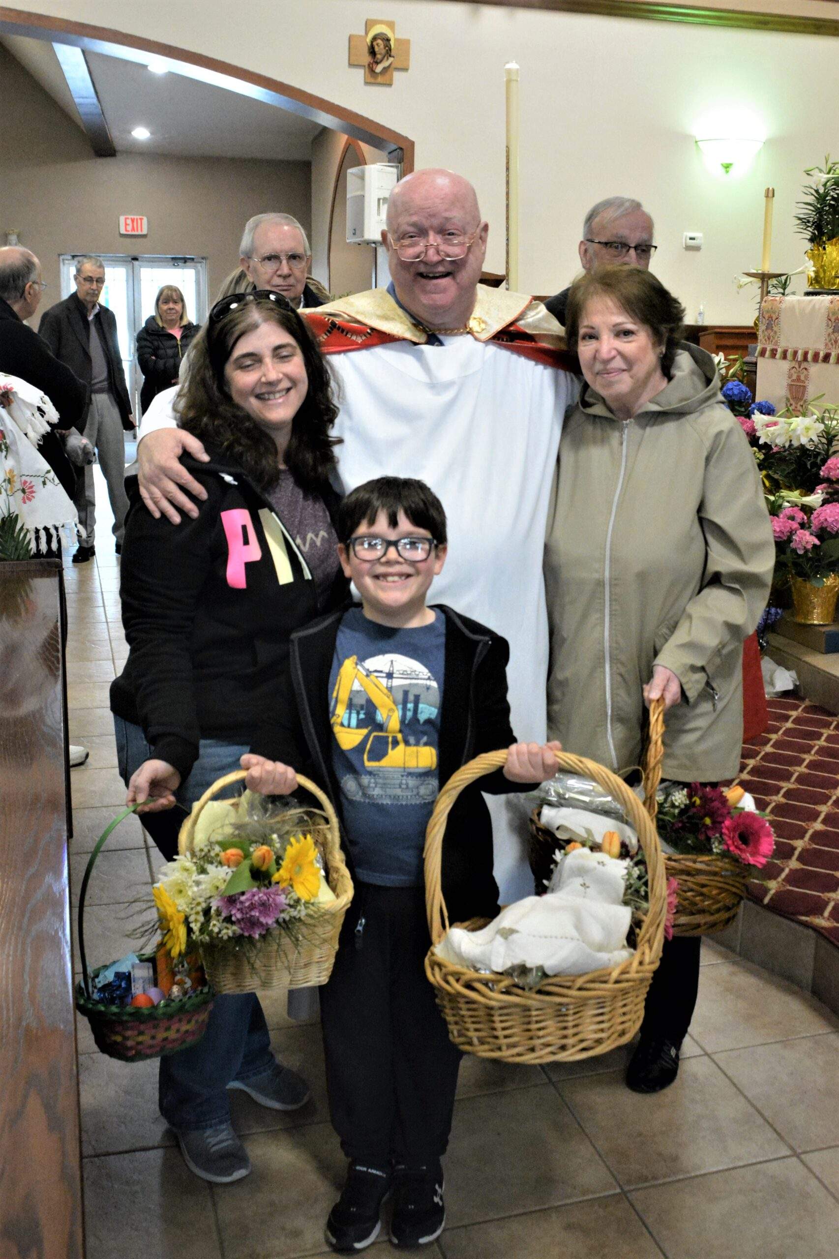 Blessing of Easter Food at St. Rose Parish - The Catholic Echo