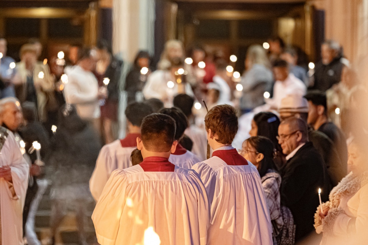 Easter Vigil at St. Dominic Parish in Youngstown - The Catholic Echo