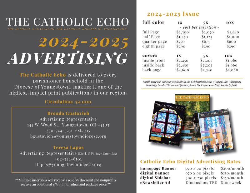 Advertising - The Catholic Echo